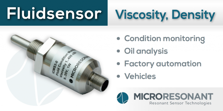Online Viscosity-Sensor ICMS | MicroResonant